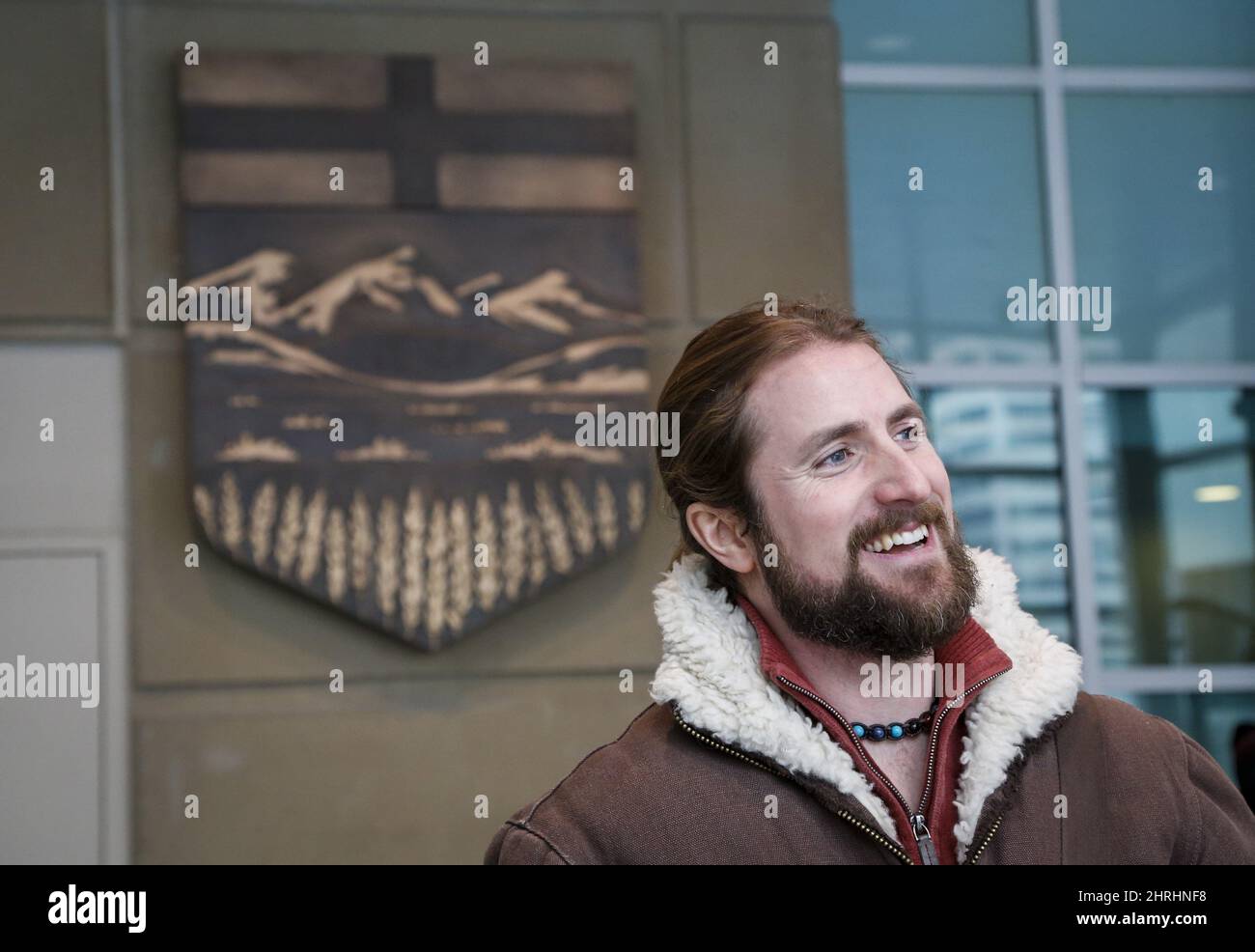 David Stephan, leaves the courts centre in Calgary, Friday, Feb. 8 ...