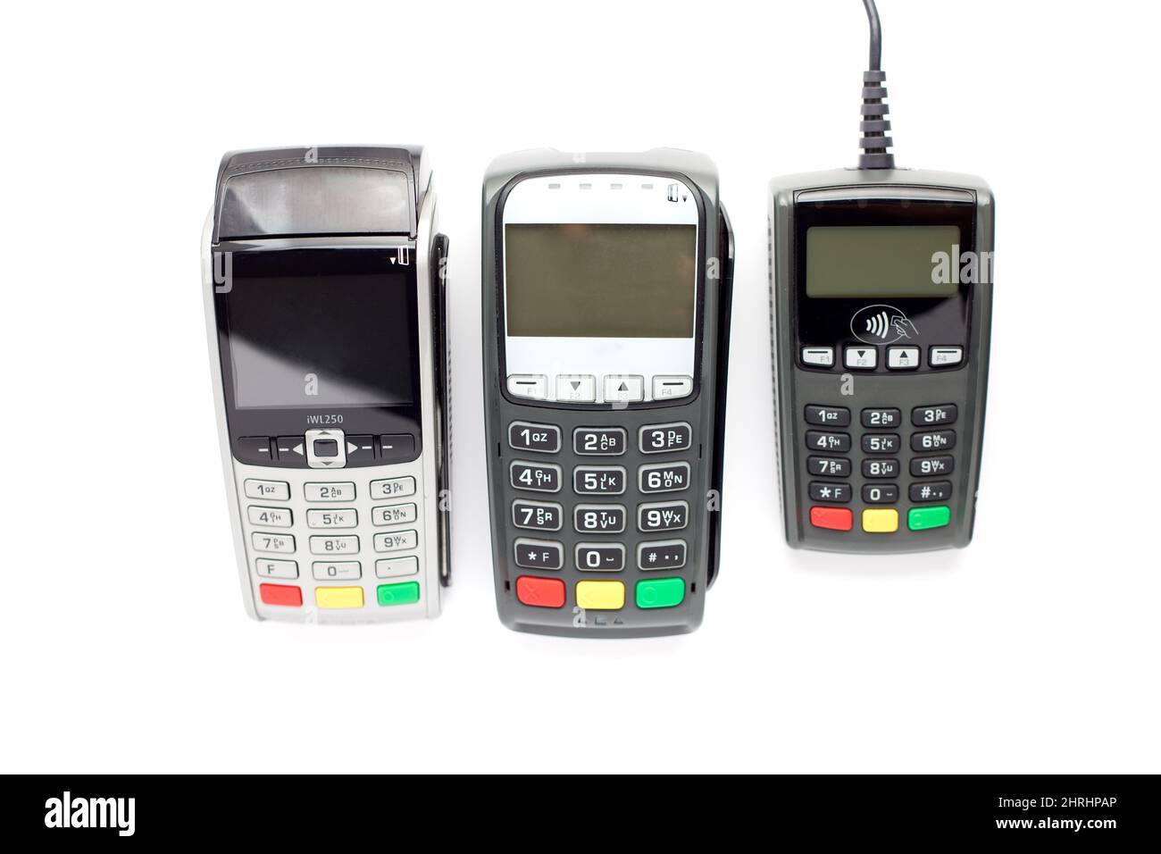 Payment terminals Cut Out Stock Images & Pictures - Alamy