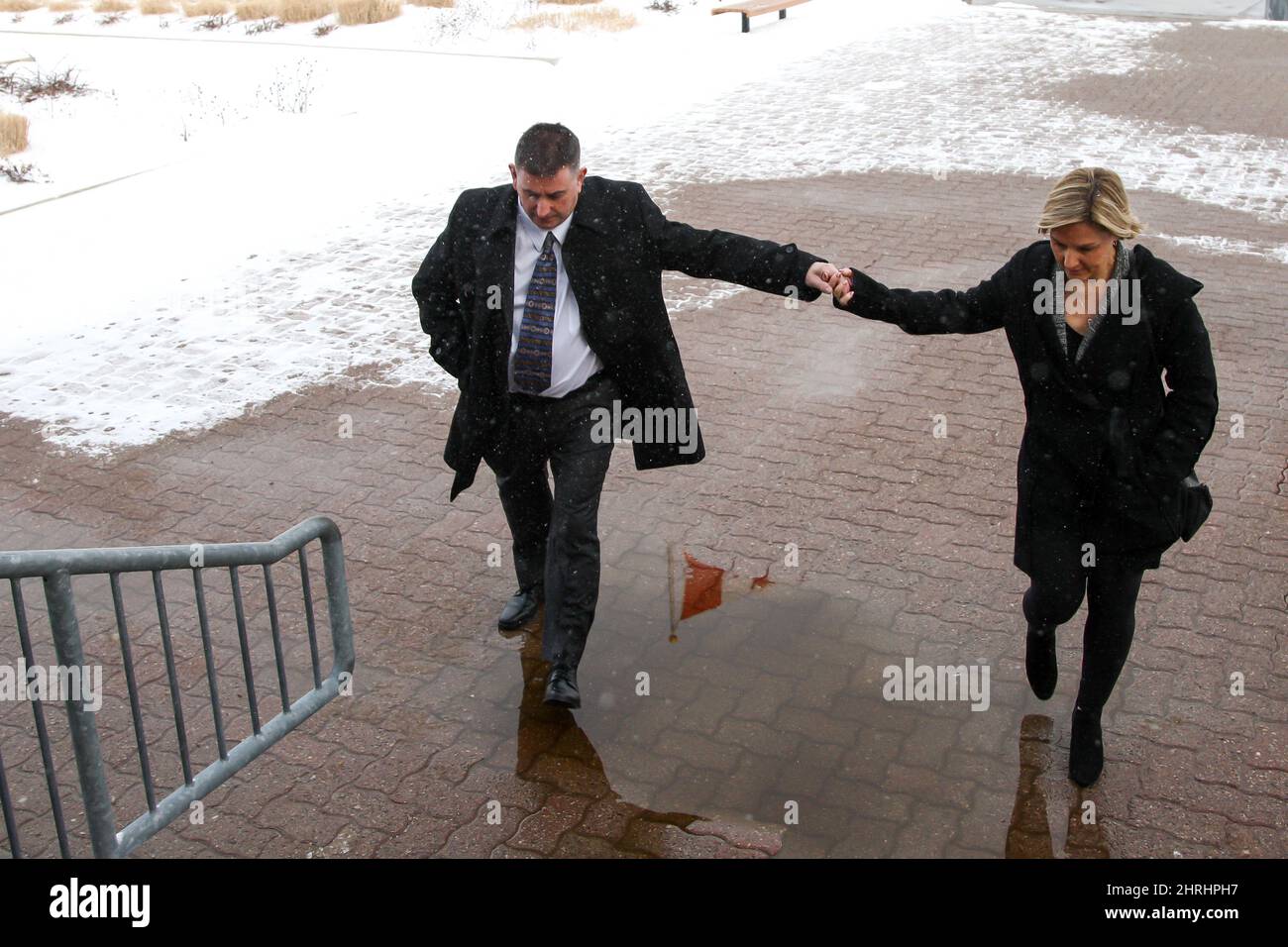 Former Canadian Gymnastics coach Dave Brubaker arrives at the ...