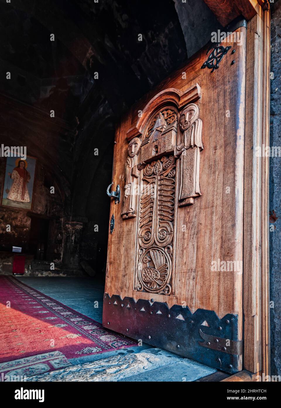 Beautiful shot of the interiors of the Hayravank Monastery Stock Photo ...