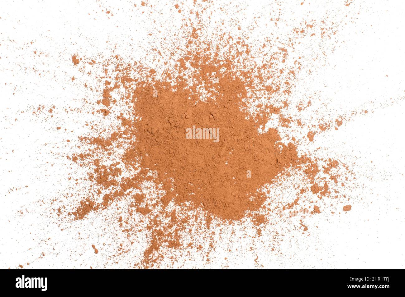 Cocoa powder scattered on white hi-res stock photography and images - Alamy
