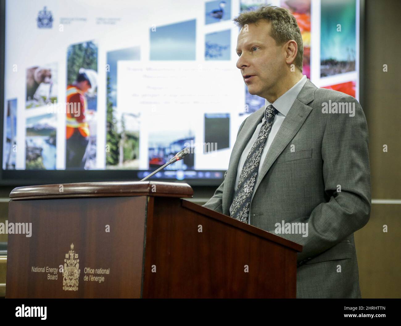 Dr. Robert Steedman, chief environment officer at the National Energy ...