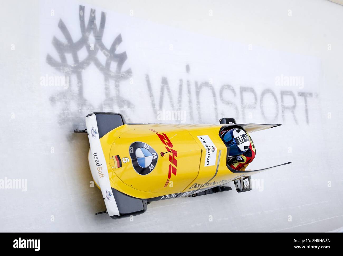 Germany's Stephanie Schneider, left, and Ann-Christin Strack, compete ...