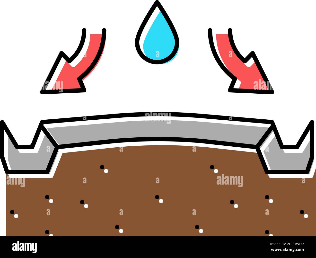 highway drainage system color icon vector illustration Stock Vector ... highway drainage system color icon vector illustration Stock Vector ...