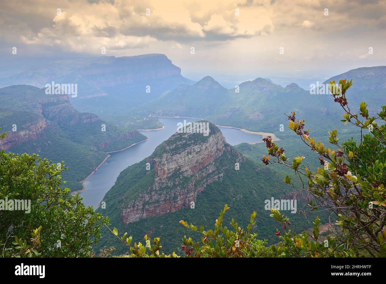 Blyde Rivier Poorts Dam on the Blyde River along the Panorama Route in ...