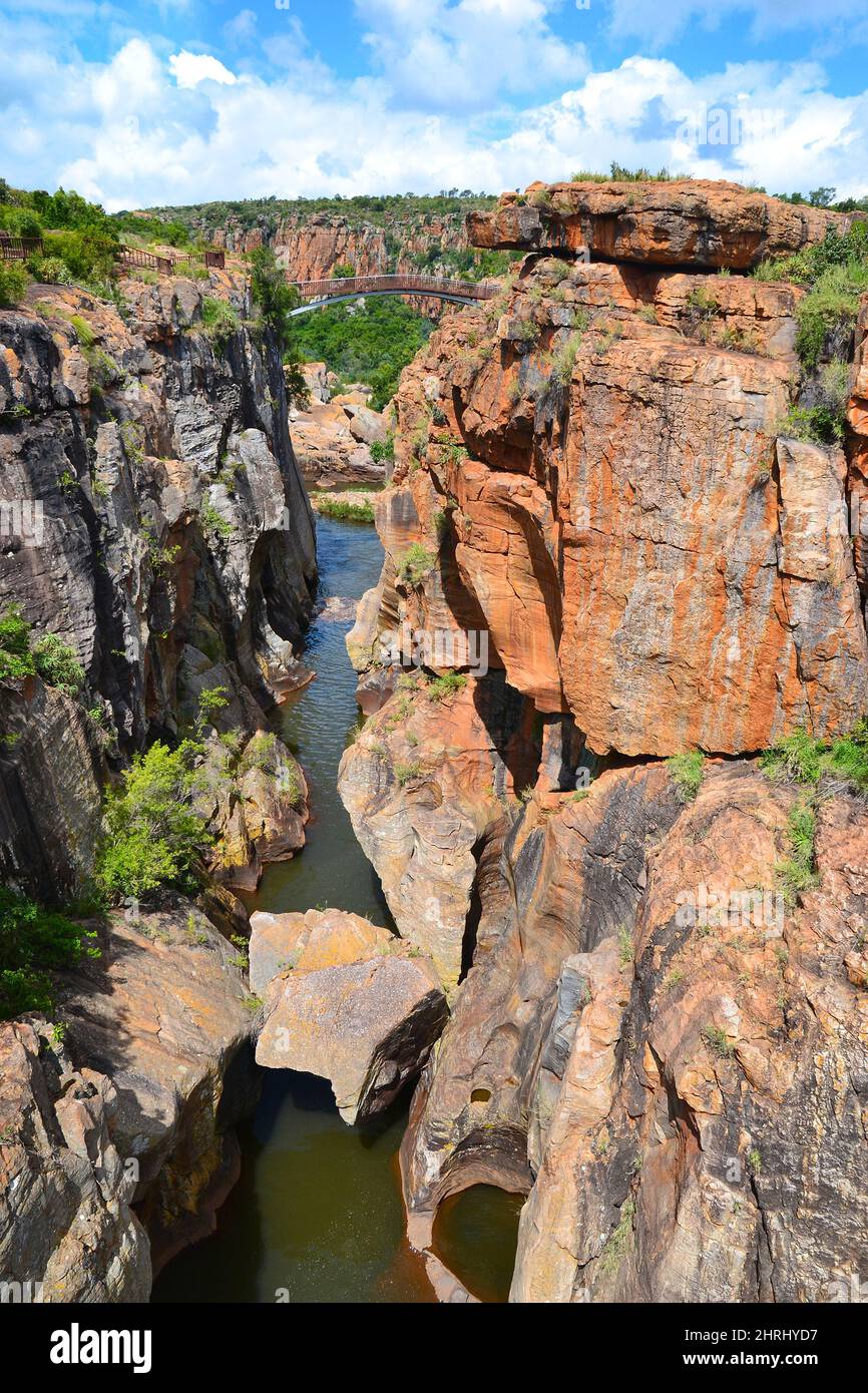 Bourke's Luck Potholes Geological Formations, Blyde River Canyon Area ...
