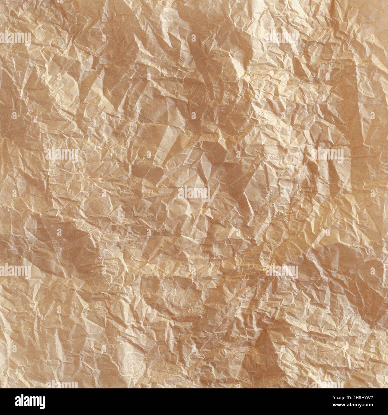 crumpled baking paper background, idea of cooking background, space for ...