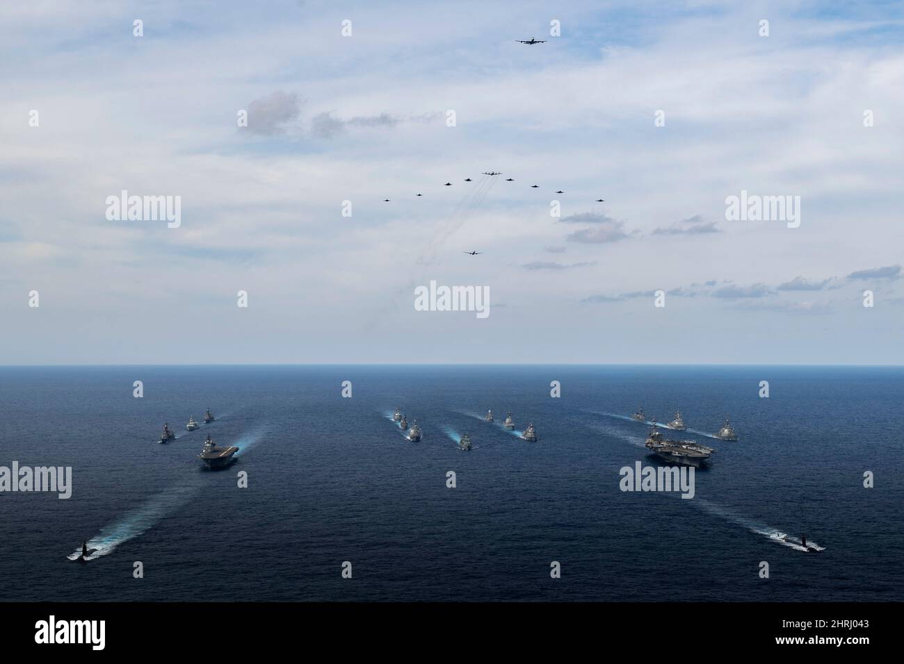 A multilateral formation of seventeen ships from the Royal Australian ...