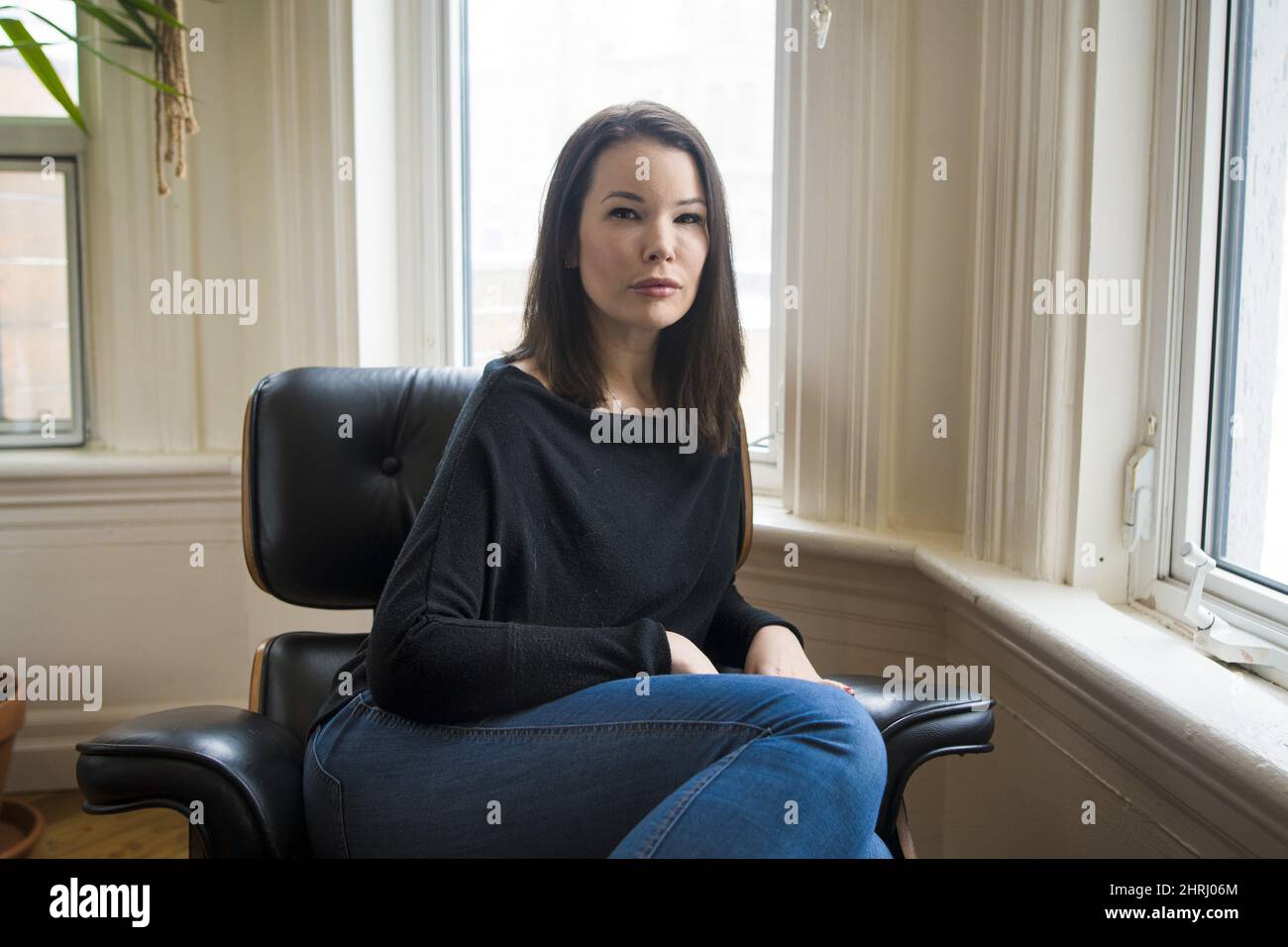 Comedian Michelle Shaughnessy poses for a photo at her home in Toronto ...