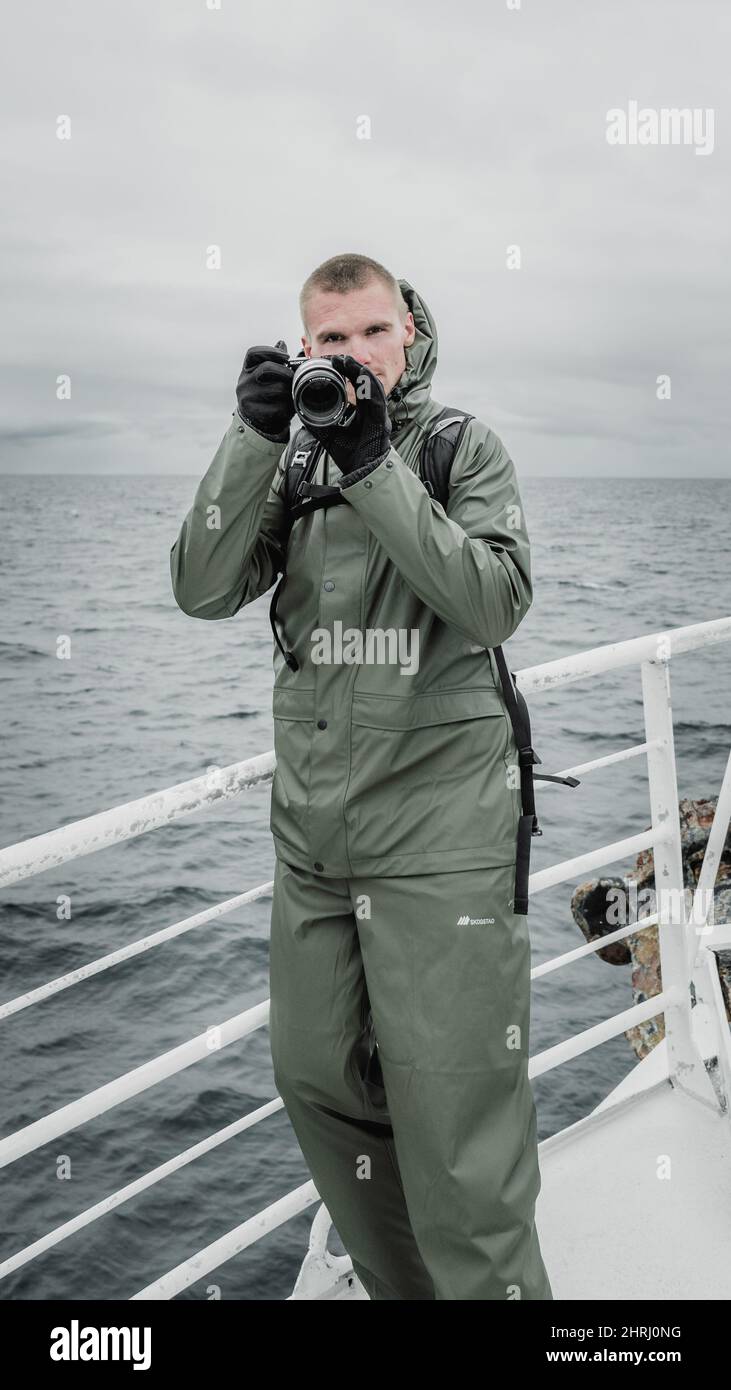 Professional photographer on ship hi-res stock photography and images ...
