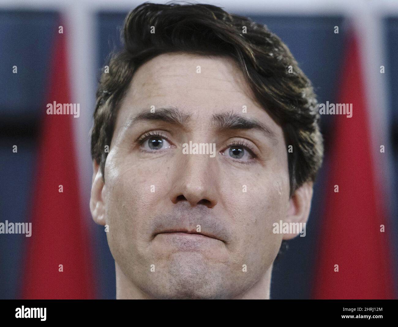 Prime Minister Justin Trudeau holds a news conference in Ottawa ...