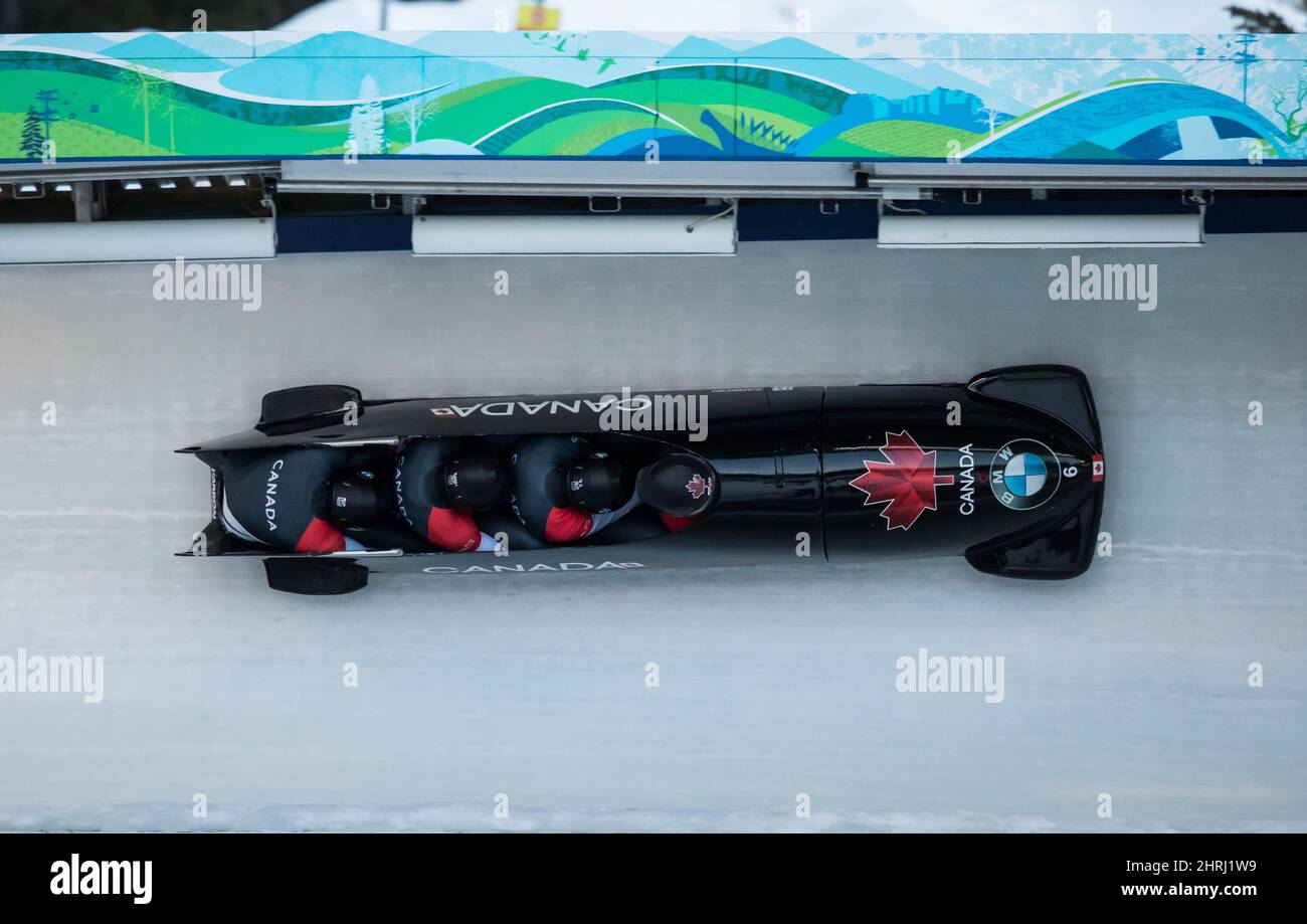 Canada's Chris Spring, William Auclair, Dexter Janke and Neville Wright ...