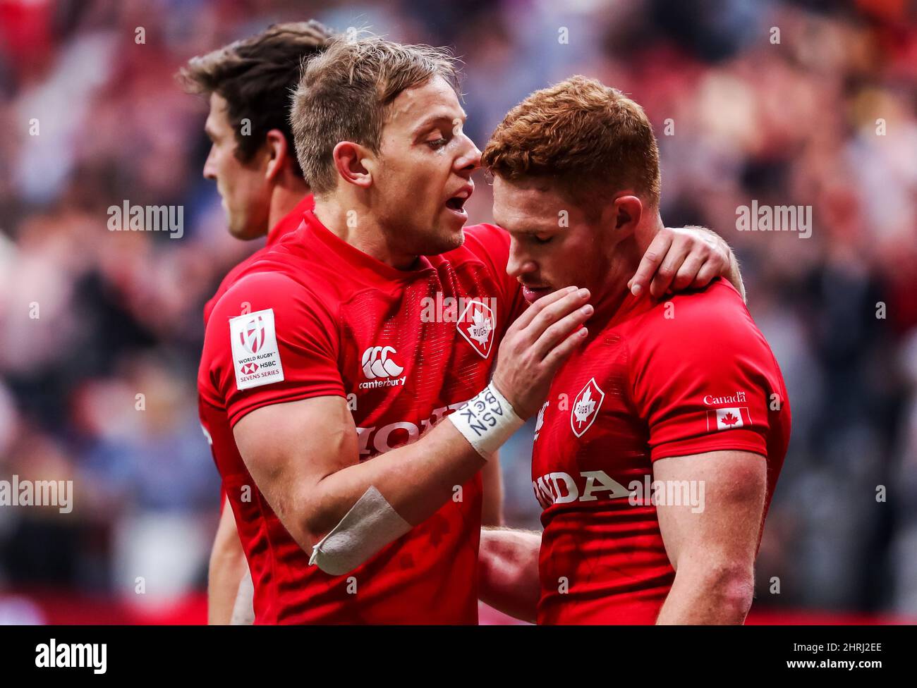 Canada's Harry Jones (left) and Connor Braid react after losing to ...