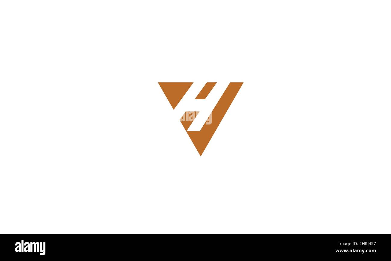 Alphabet letters Initials Monogram logo VH, HV, V and H Stock Vector ...