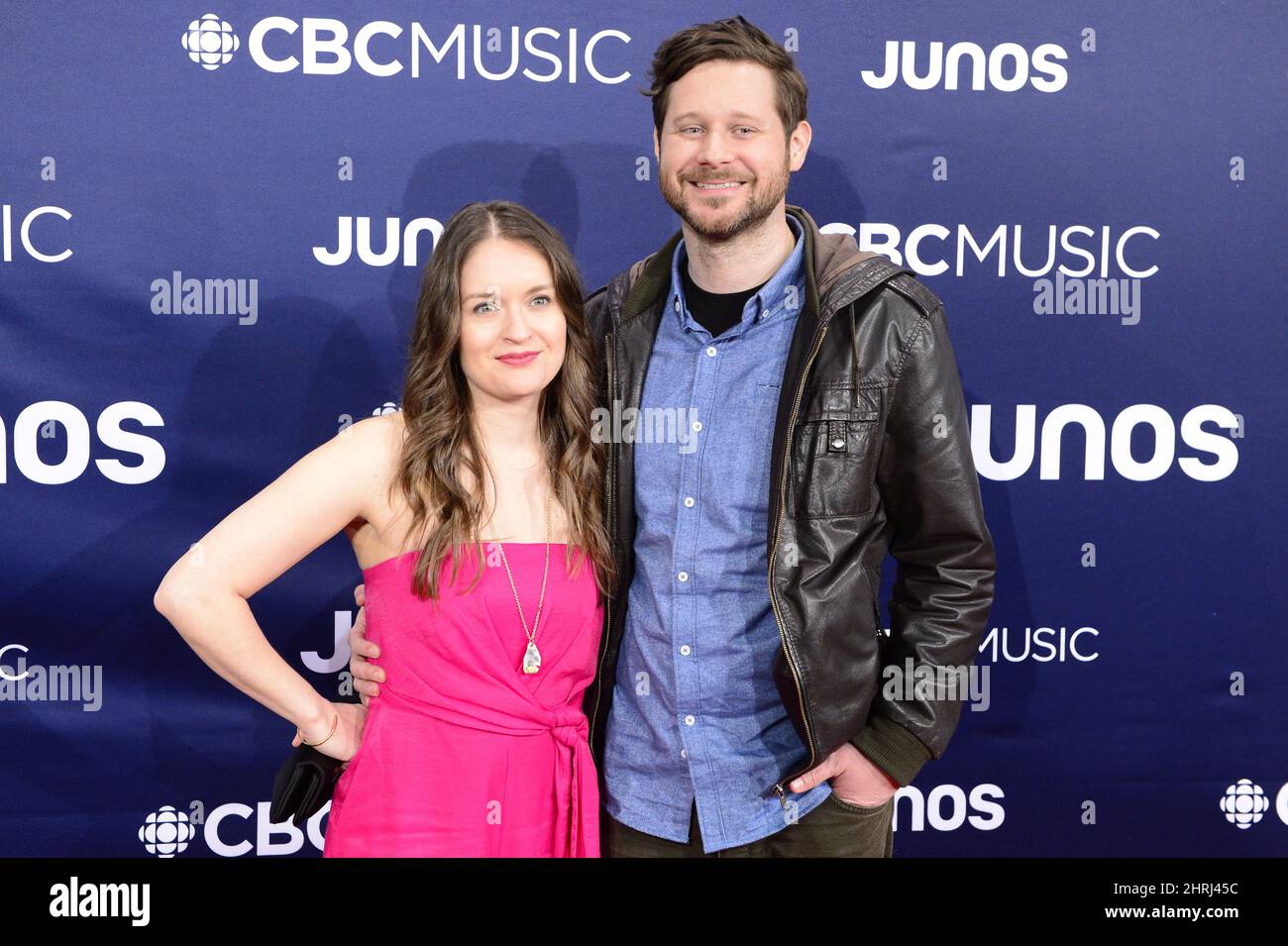 Dan Mangan arrives on the red carpet at the Juno Awards in London, Ont ...