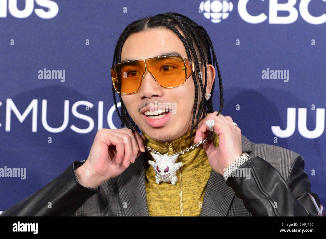 Killy arrives on the red carpet at the Juno Awards in London, Ont ...
