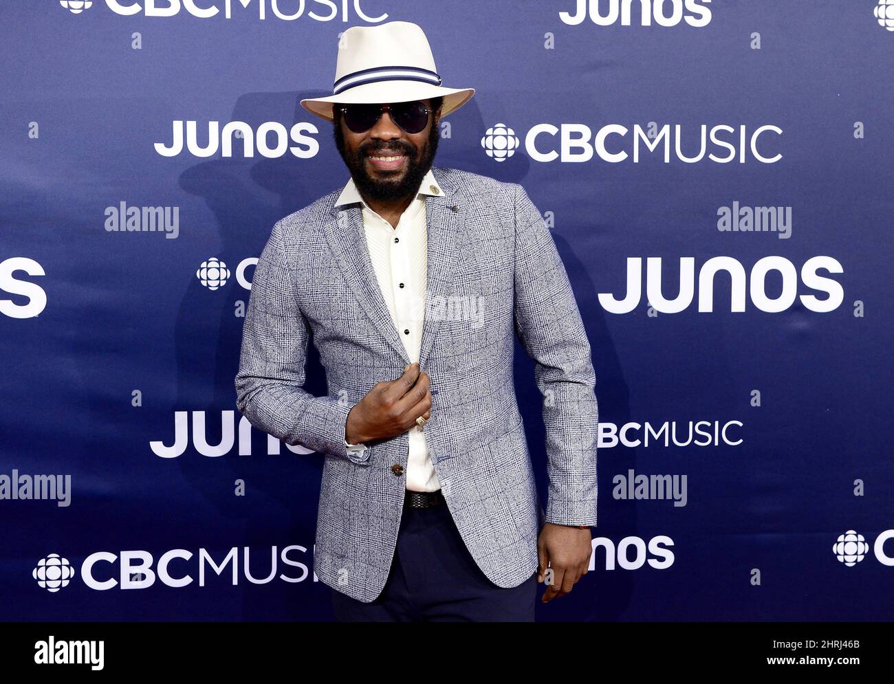 Exco Levi arrives on the red carpet at the Juno Awards in London, Ont ...