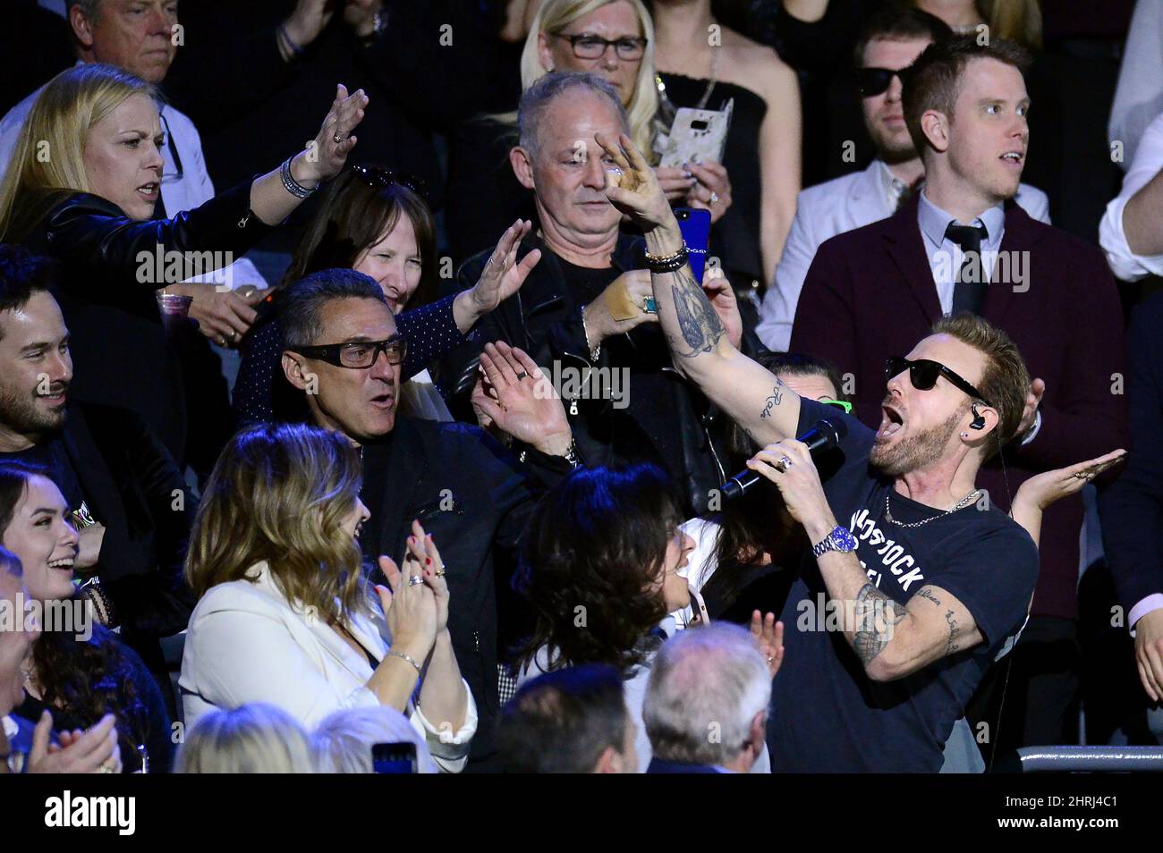 Canadian Music Hall of Fame inductee Corey Hart performs at the Juno ...