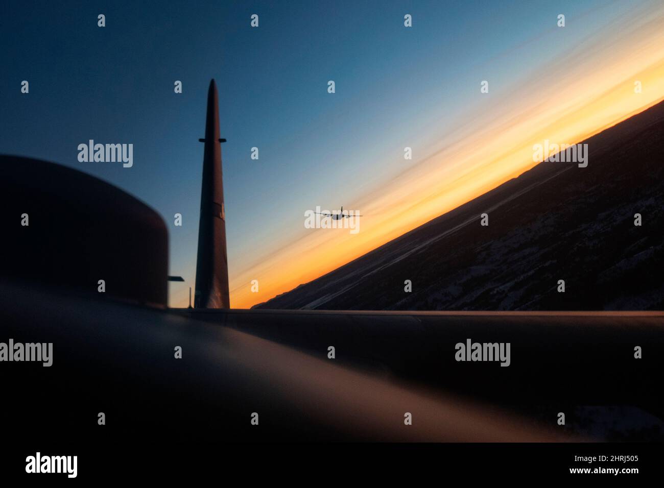 Great Falls, Montana, USA. 9th Feb, 2022. Two C-130 Hercules aircraft ...