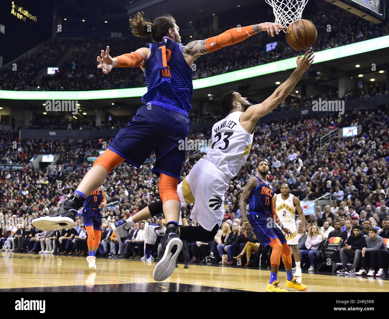 Steven adams basketball hi-res stock photography and images - Alamy