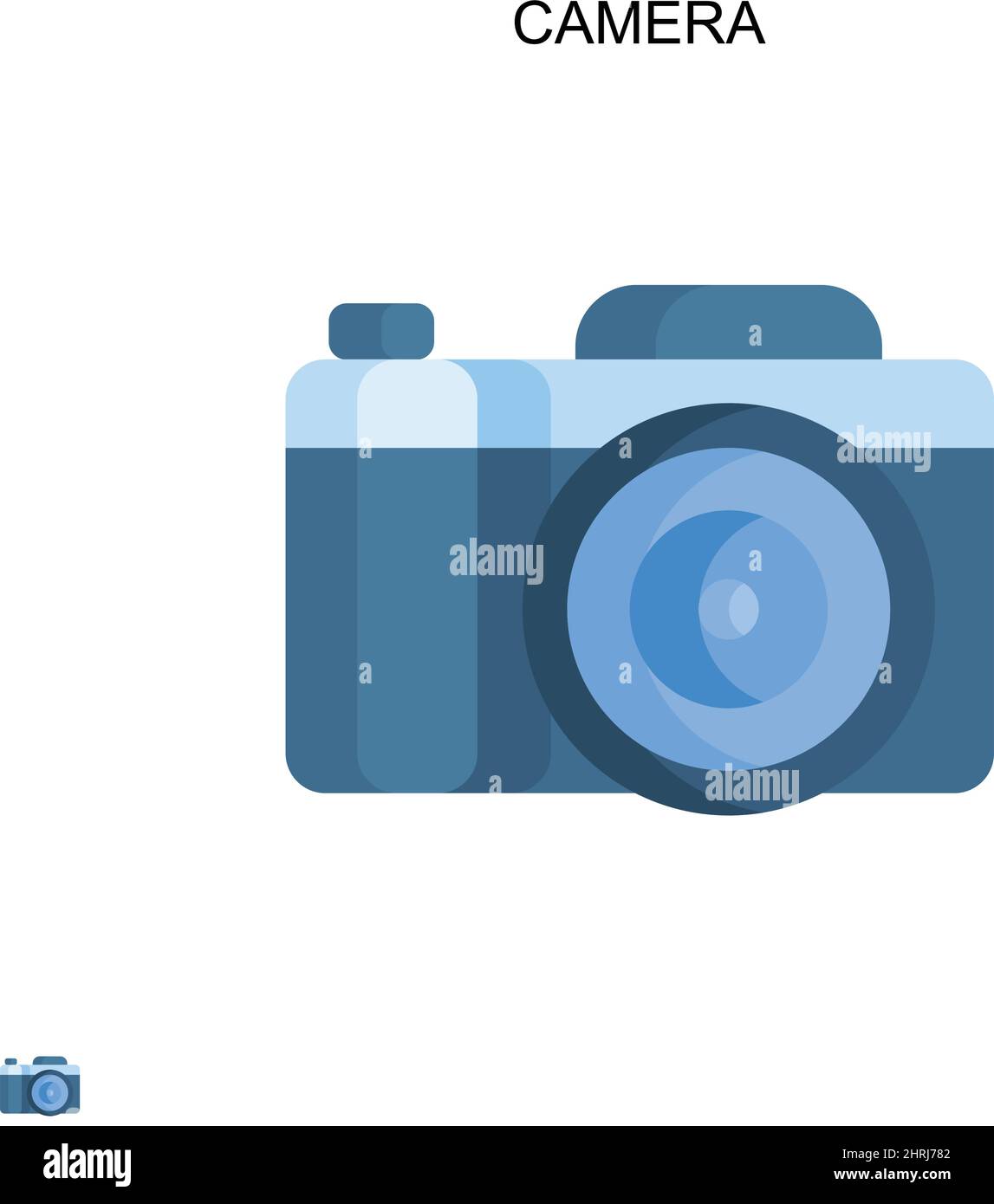 Camera Simple vector icon. Illustration symbol design template for web ...