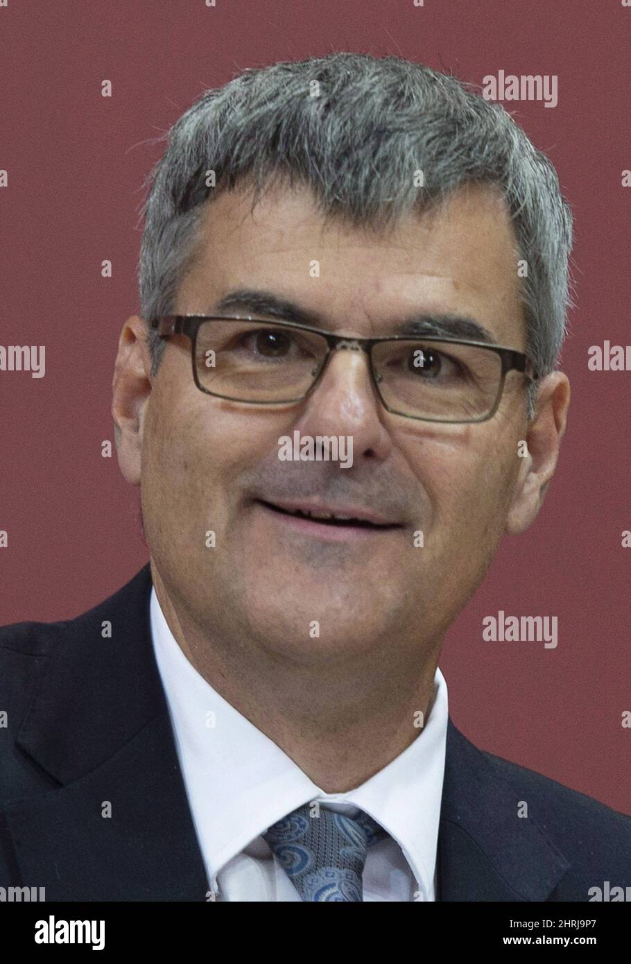 Quebec Digital Transformation Eric Caire is sworn in during a ceremony ...