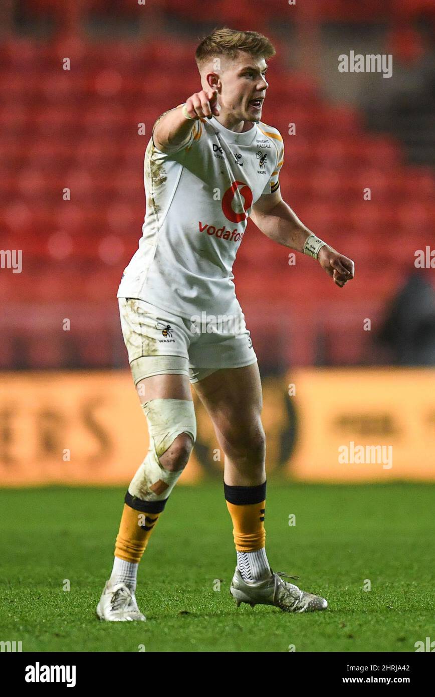 Charlie Atkinson of Wasps Rugby, during the game Stock Photo - Alamy