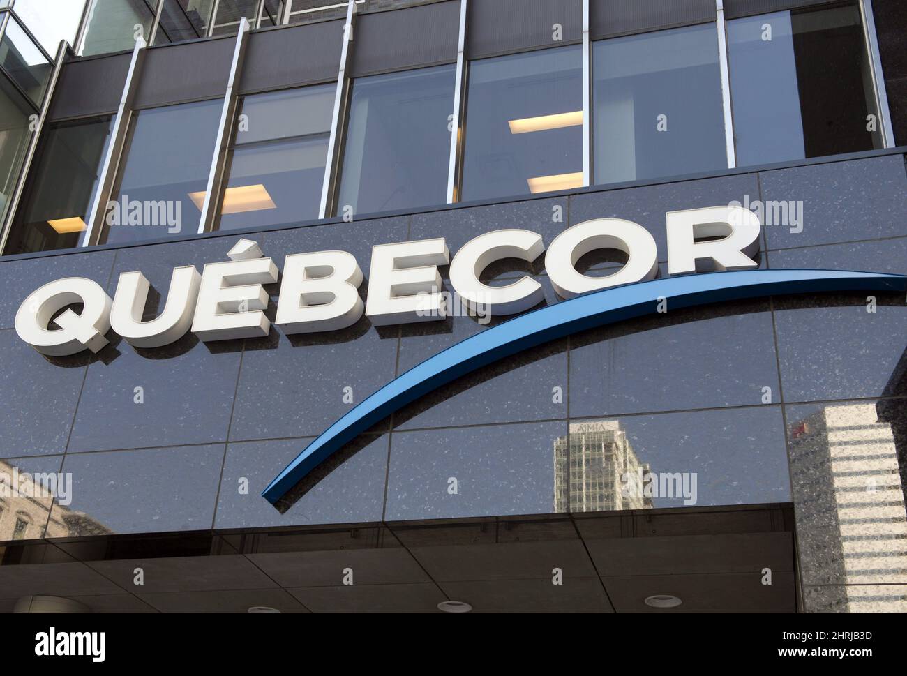 Quebecor headquarters is seen in Montreal on October 6, 2014. THE ...