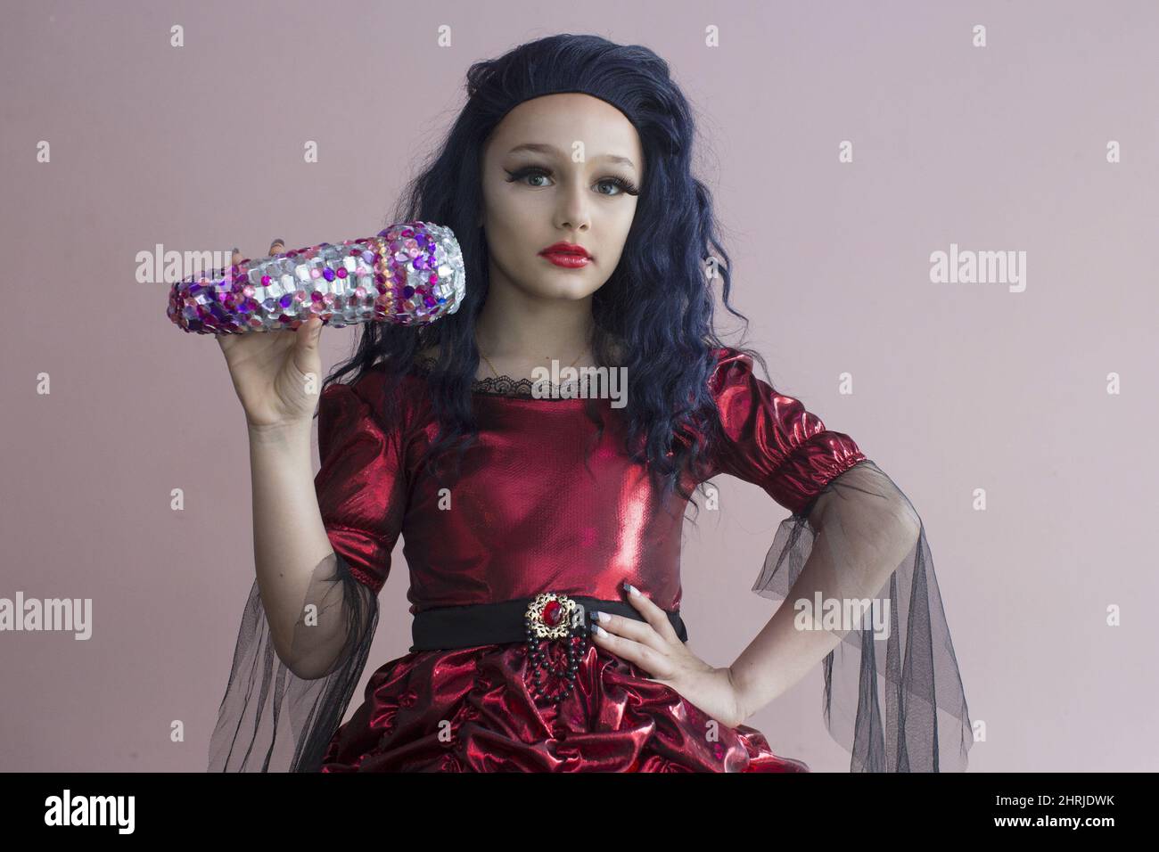 Queen Lactatia poses for a photo at Toronto's Glad Books on Saturday ...