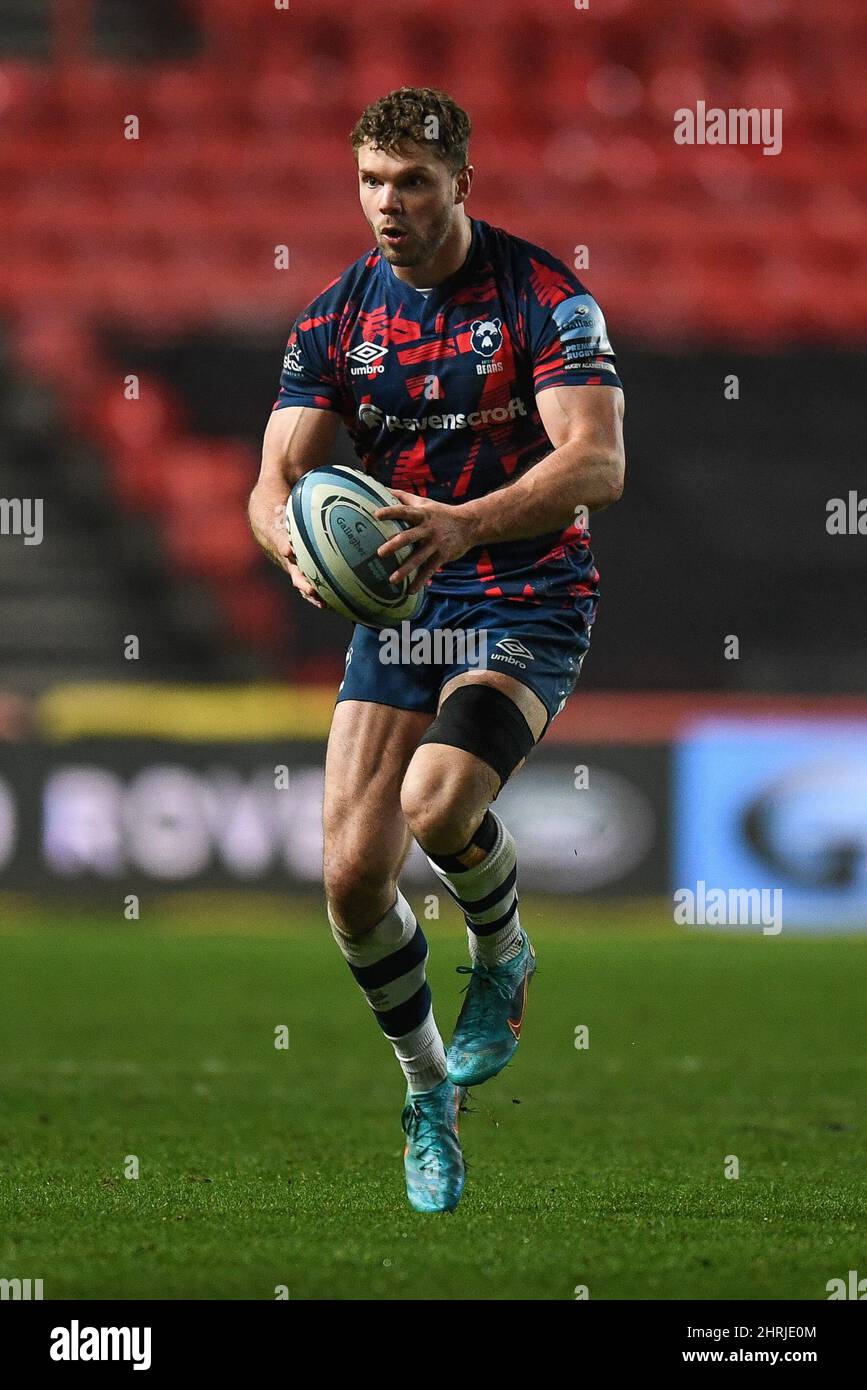 Henry Purdy of Bristol Bears, in action during the game Stock Photo - Alamy