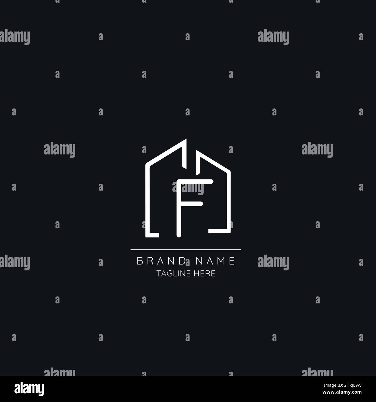 Alphabet f with key logo hi-res stock photography and images - Alamy