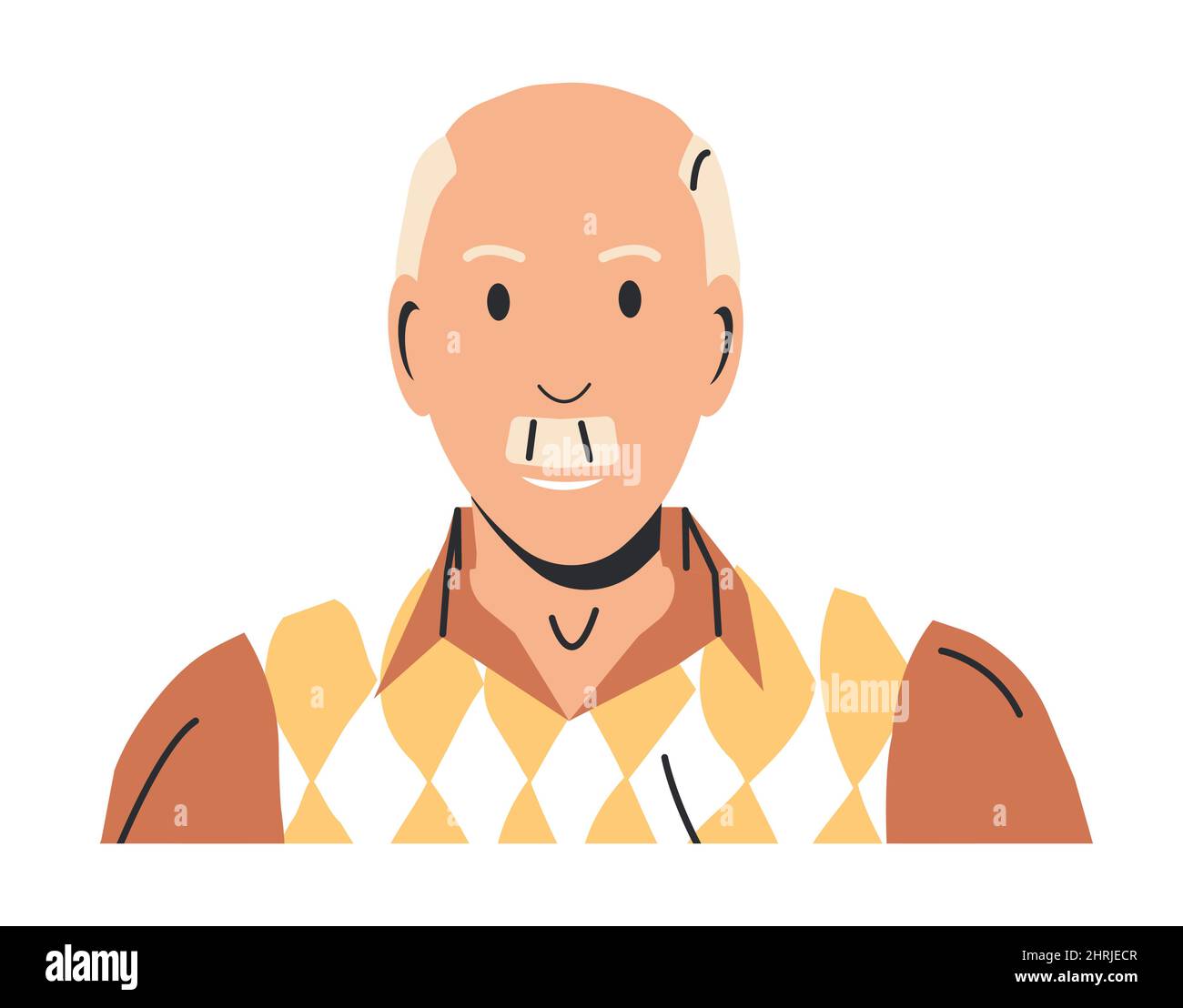 Bald elderly man walking hi-res stock photography and images - Alamy