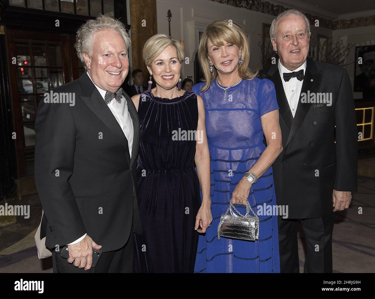 Former Prime Mininster Brian Mulroney, right, with wife Mila, second ...
