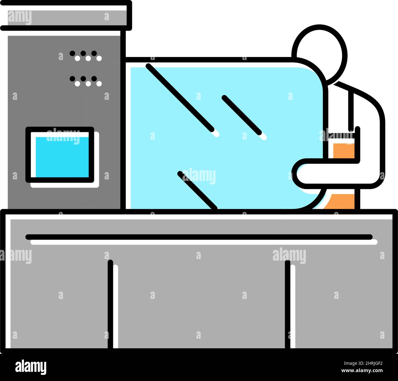 production mirror color icon vector illustration Stock Vector Image ...