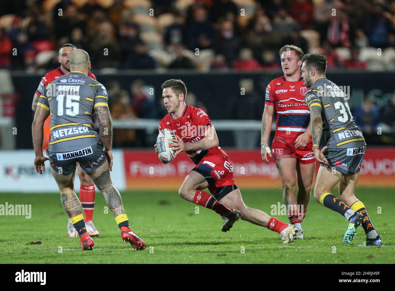 Matt Parcell #9 of Hull KR in action during the game Stock Photo - Alamy