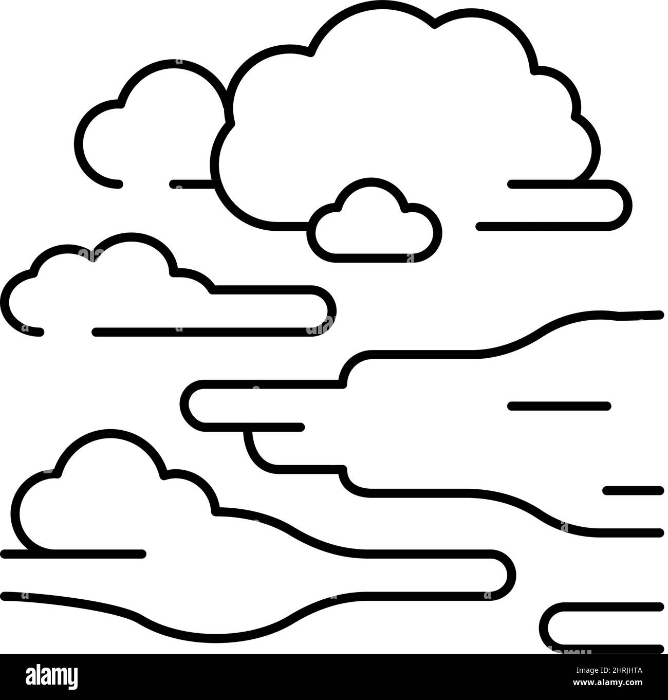 Environment protection color line Black and White Stock Photos & Images ...