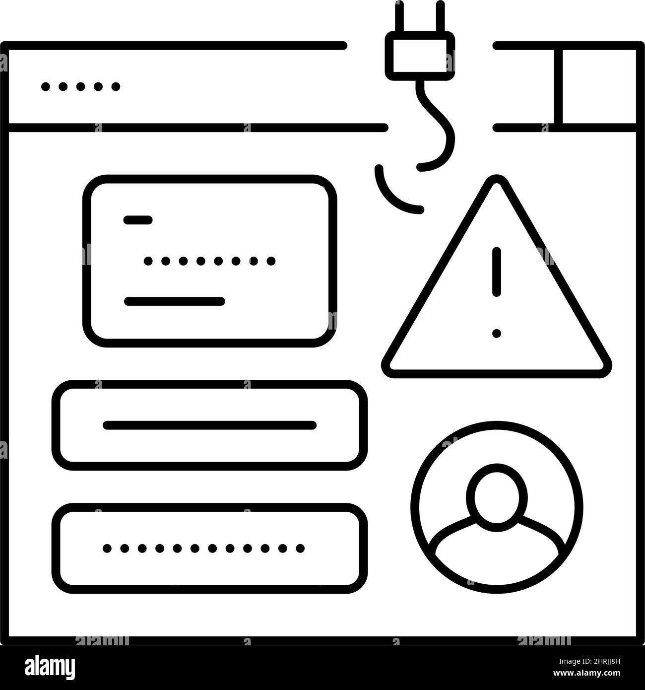 phishing attacks line icon vector illustration Stock Vector Image & Art ... phishing attacks line icon vector illustration Stock Vector Image & Art ...