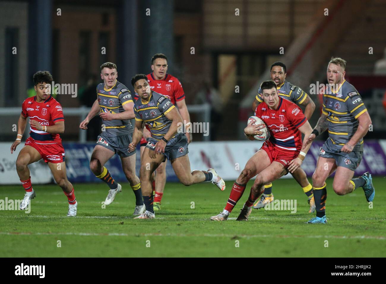 Sam Wood #24 of Hull KR in action during the game Stock Photo - Alamy