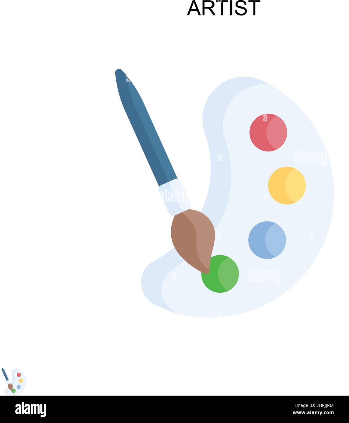 Female artist Stock Vector Images - Alamy