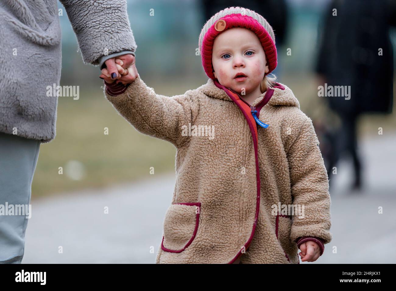 Ukrainian refugees toddlers hi-res stock photography and images - Alamy
