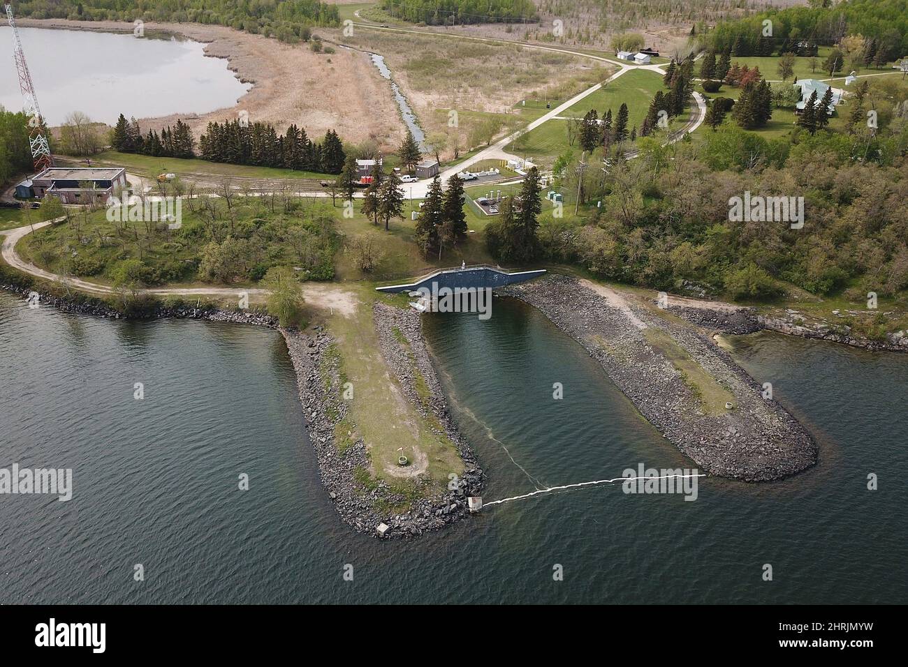 The inlet to Winnipeg's water supply on the Shoal Lake 40 First Nation ...