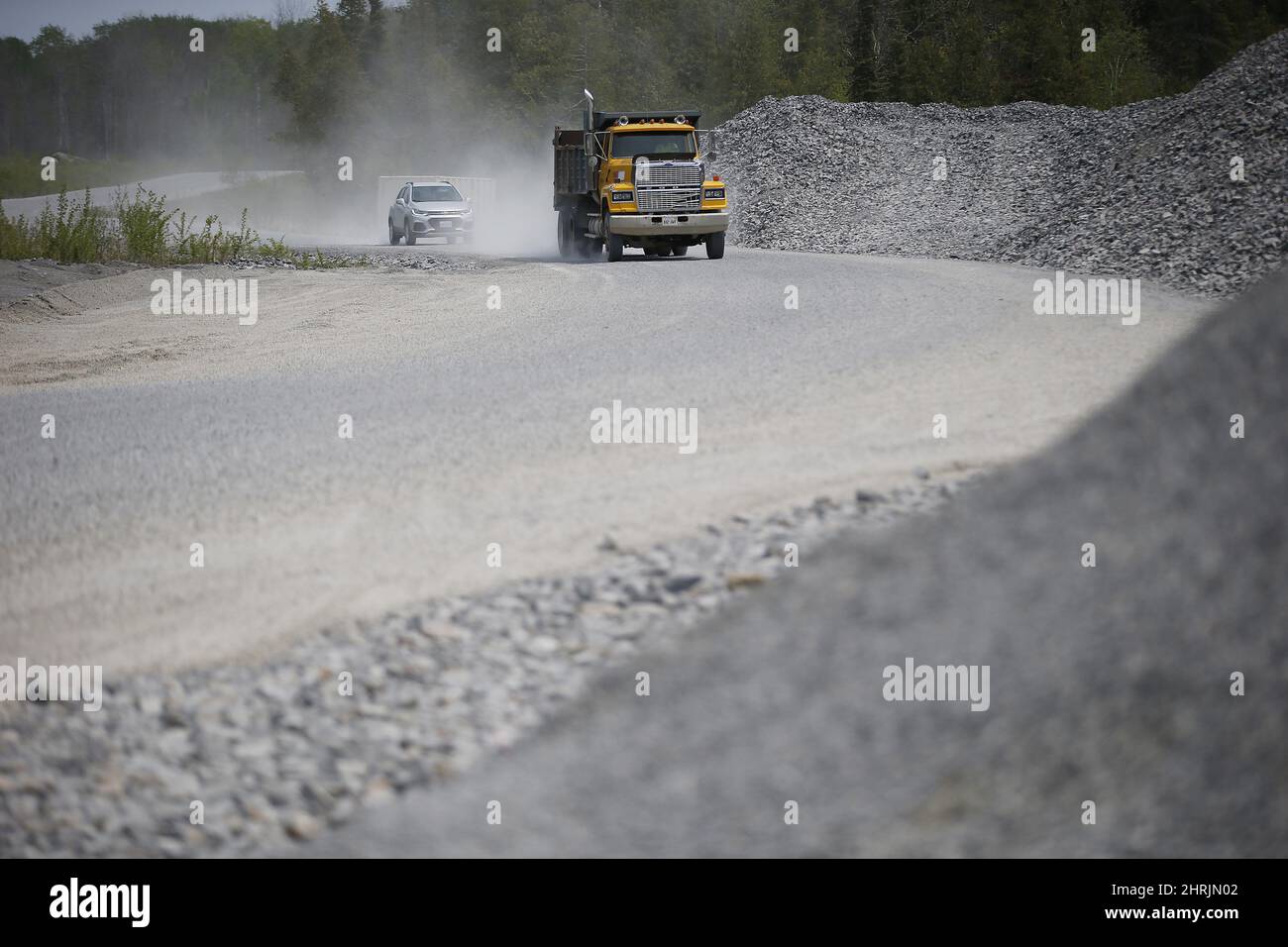 Construction of a 24km stretch of road known as Freedom Road nears ...