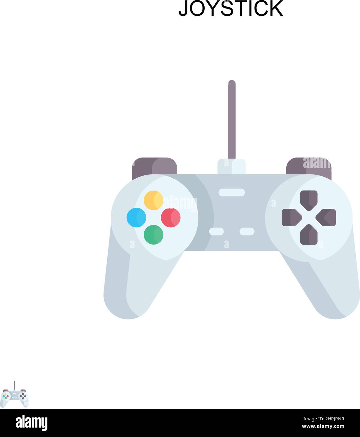 Joystick icon Stock Vector Images - Alamy