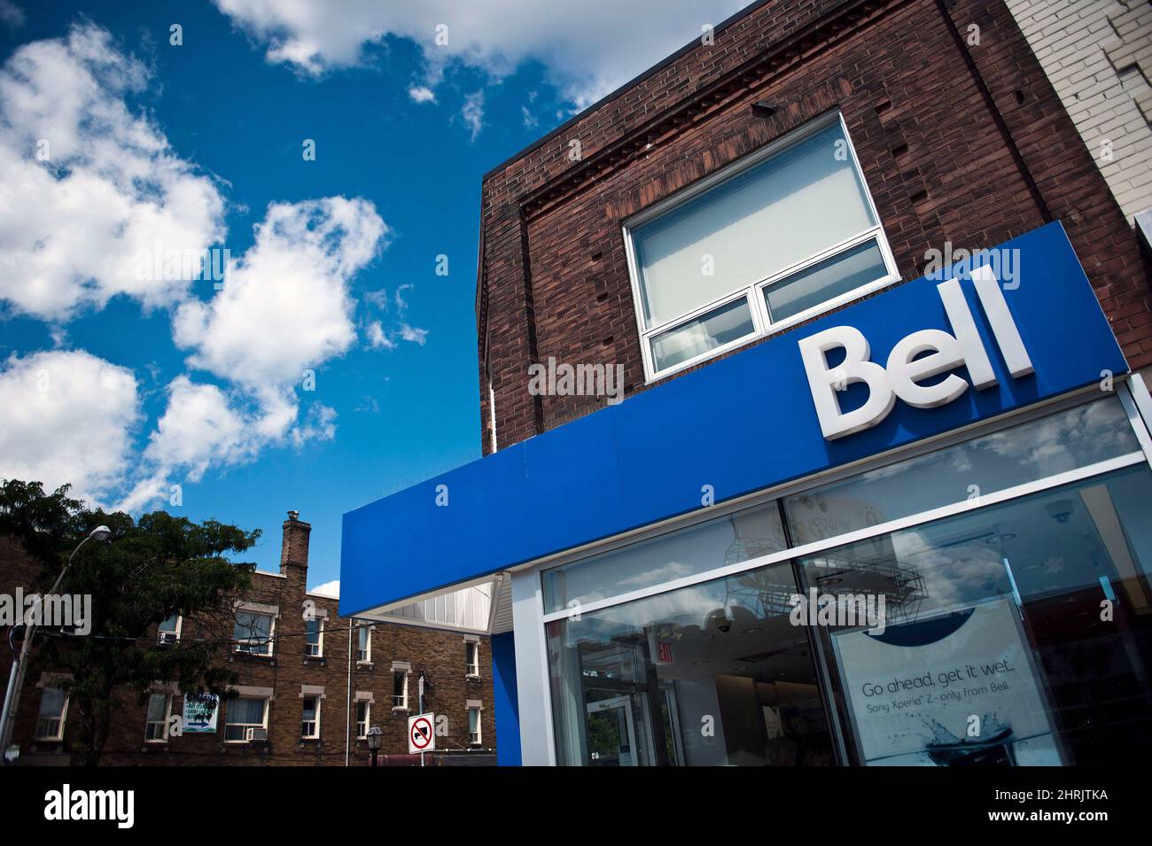 A Bell store is seen on Bloor Street West in Toronto, Wednesday, August ...