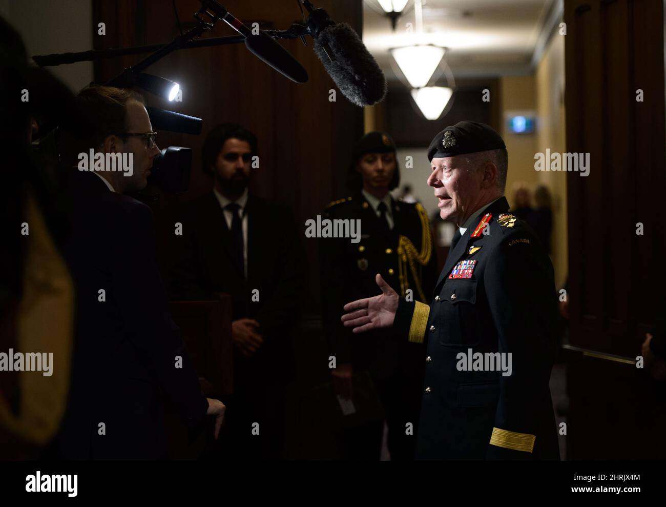Chief of Defence Staff Jonathan Vance arrives to a cabinet meeting on ...