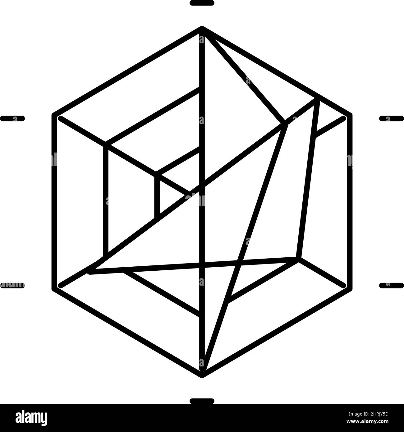 spider chart line icon vector illustration Stock Vector Image & Art - Alamy