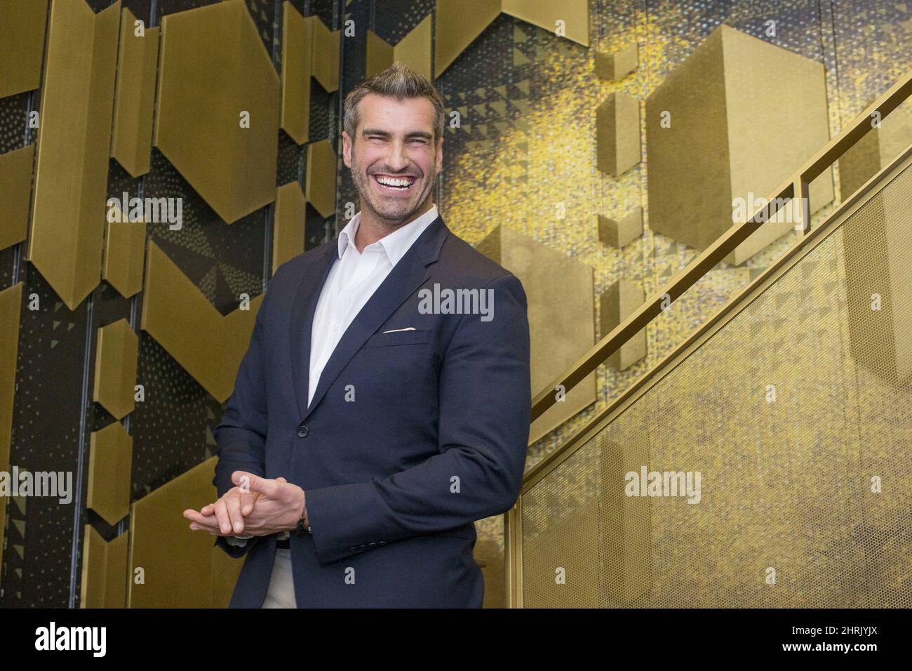 'Plus-sized" male model Kyle Andrew is photographed in Toronto on ...