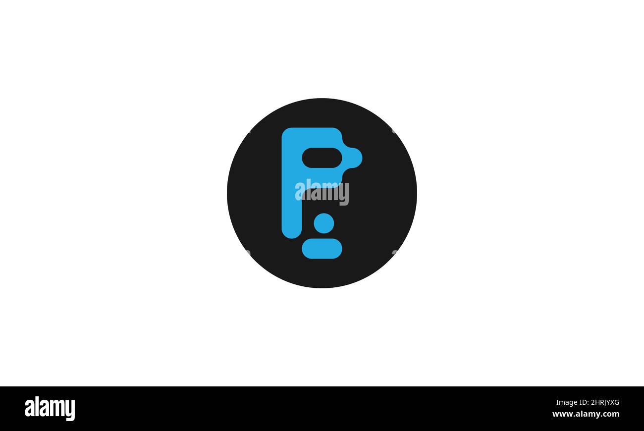 Letter p premium icon design. Pixel type Stock Vector Image & Art - Alamy