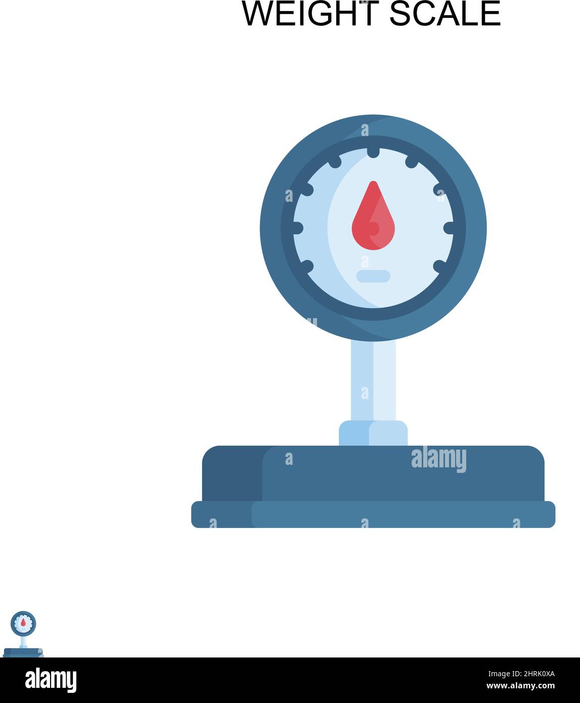 Bathroom scale icon hi-res stock photography and images - Alamy