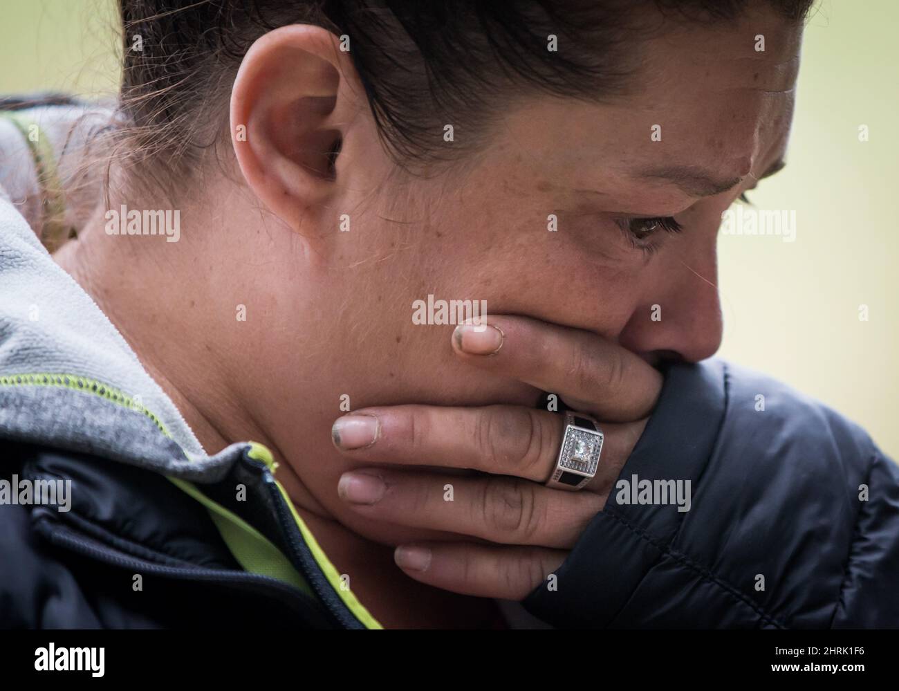 Wanda Stopa, who is currently living in a tent in a homeless camp ...